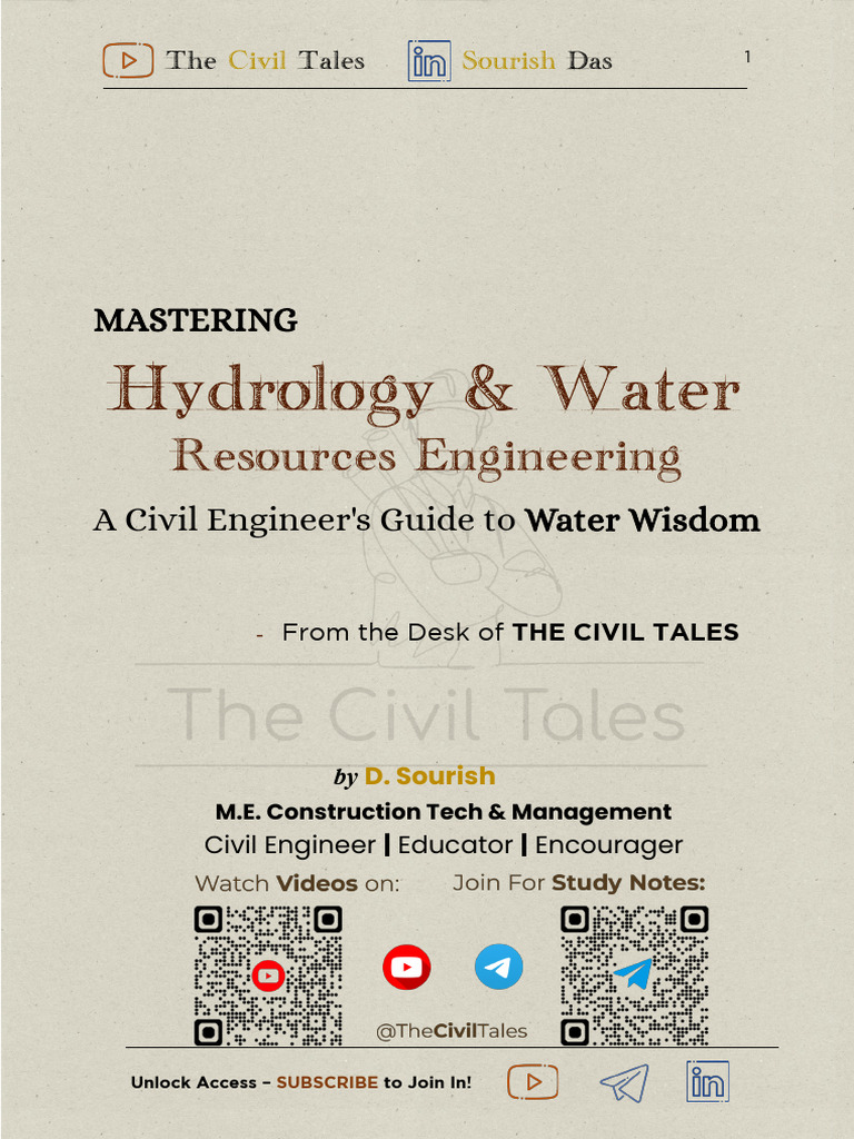 Hydrology Water Resources Engineering by The Civil Tales 1754603489 ...