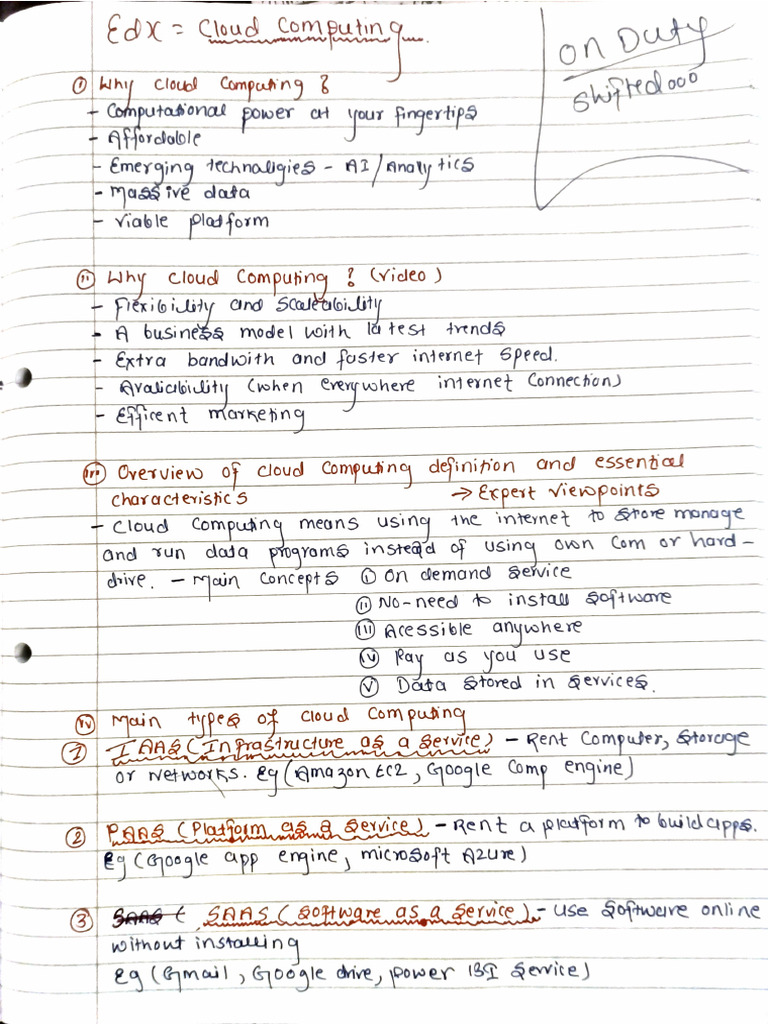 Basics of Cloud Computing All | PDF