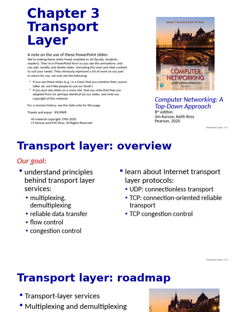 Transport Layer Tcp Udp | PDF | Transmission Control Protocol | Internet Protocols