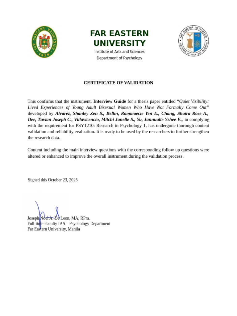 Validation Certificate Copy 3 | PDF