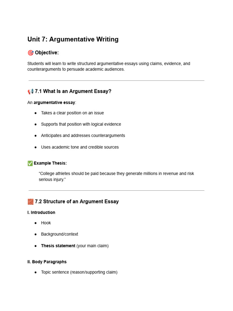 Mastering Argumentative Essay Writing | PDF | Essays | Argument