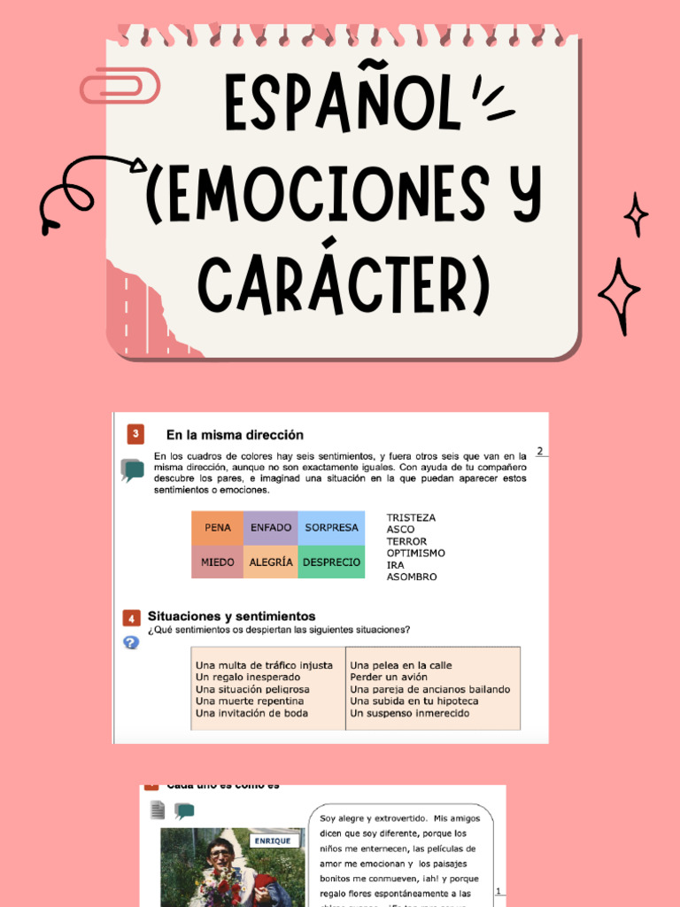 Español Emociones | PDF