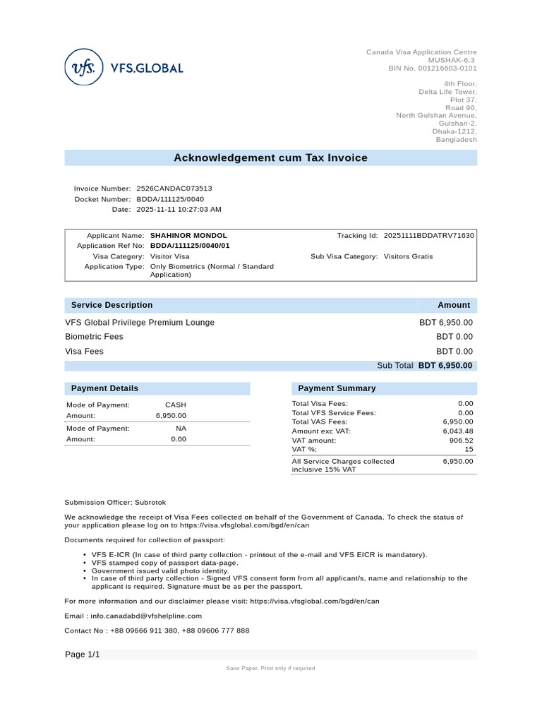 2526CANDAC073513 | PDF | Travel Visa | Passport