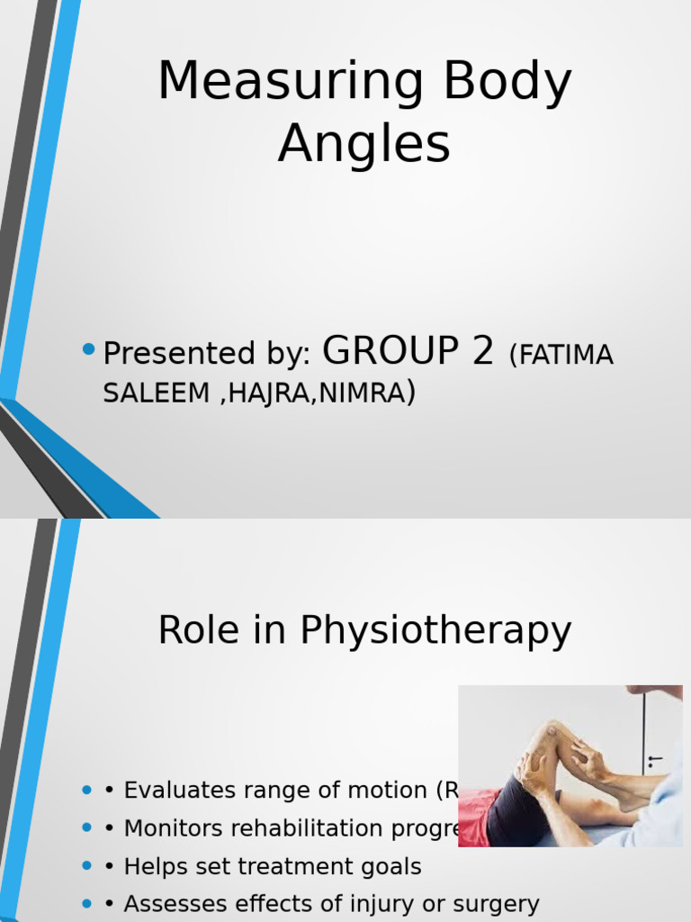 Measuring Body Angles Biomechanics | PDF | Anatomical Terms Of Motion ...