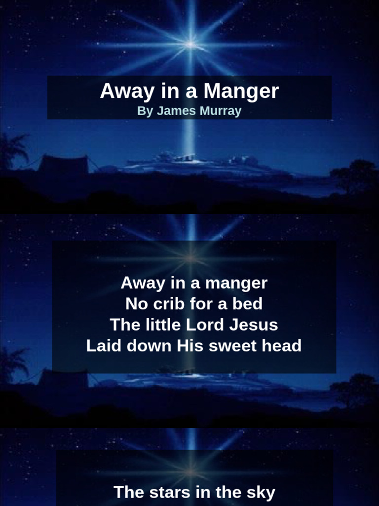 Away in A Manger | PDF
