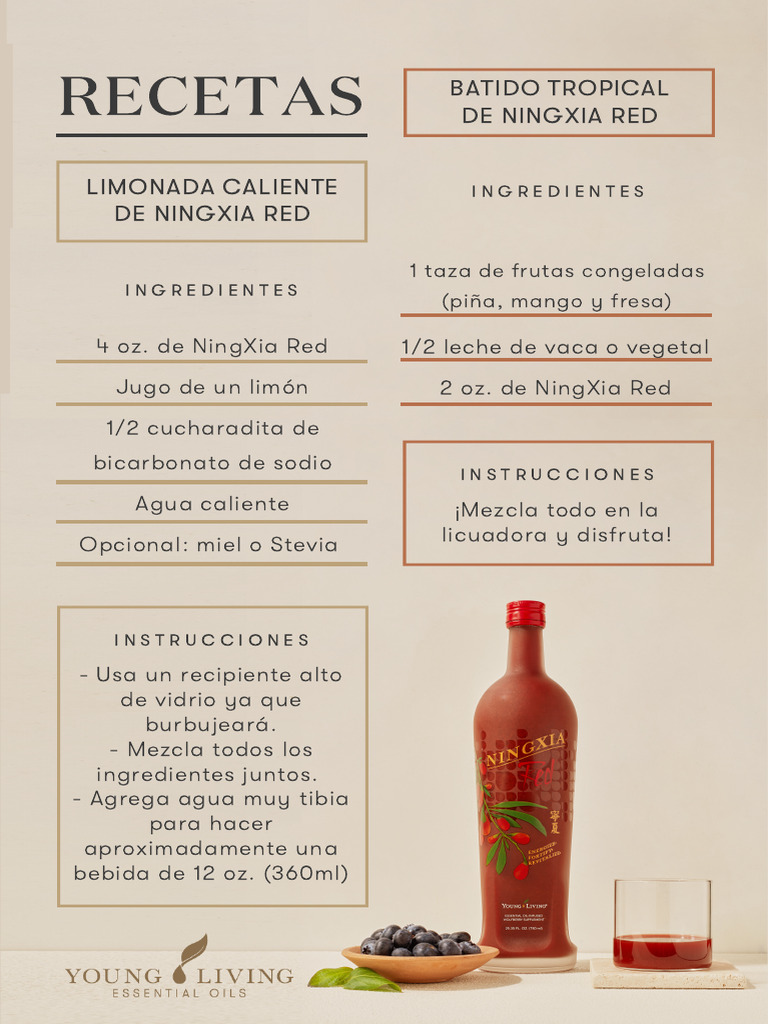 CO Recetario NingXia Red | PDF | ensalada | Alimentos