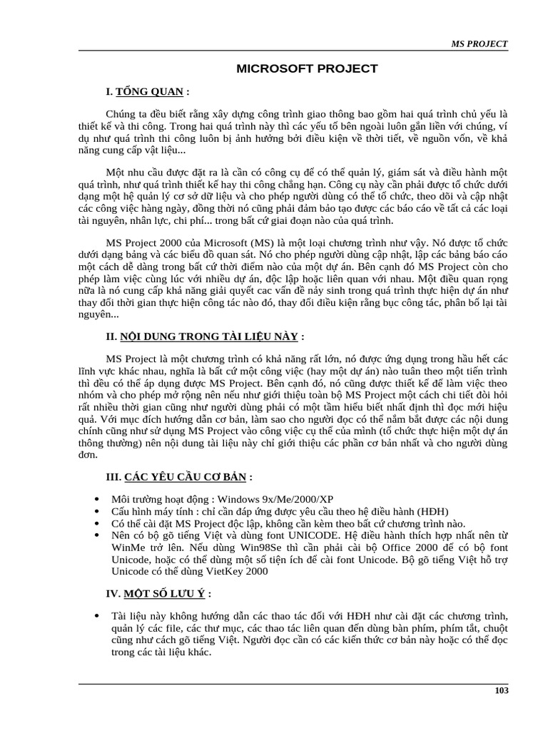 Microsoft Project | PDF