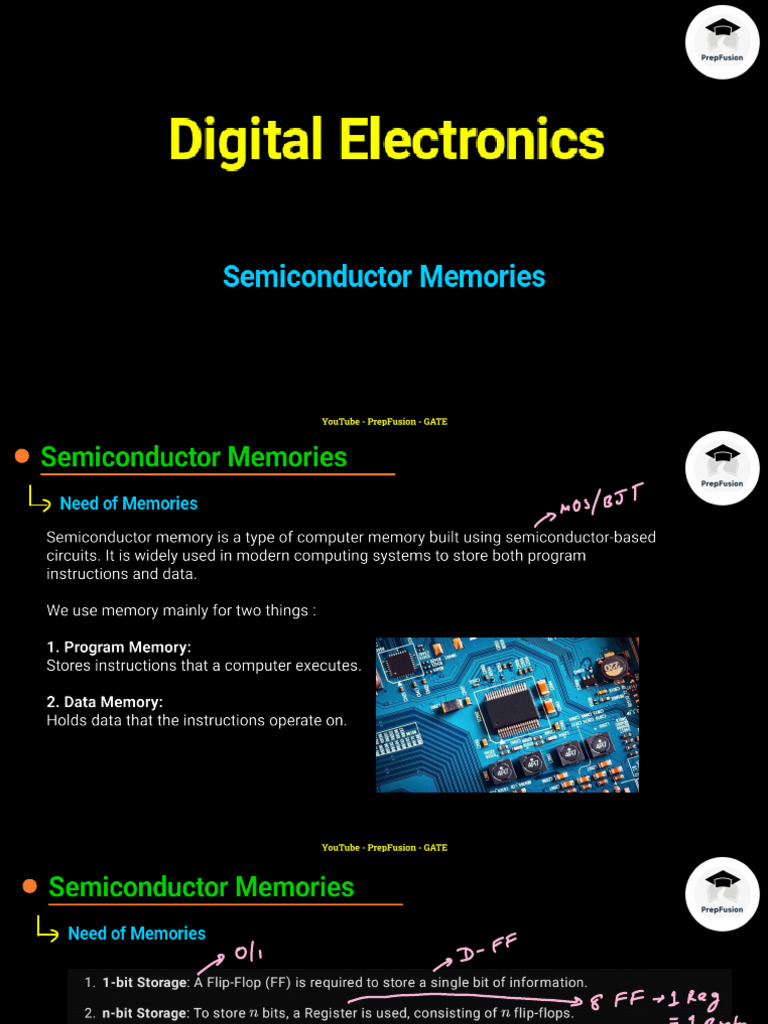 Semiconductor Memories Fair | PDF