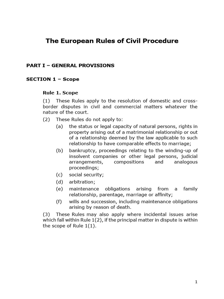English Black Letter | PDF | Intervention (Law) | Judgment (Law)