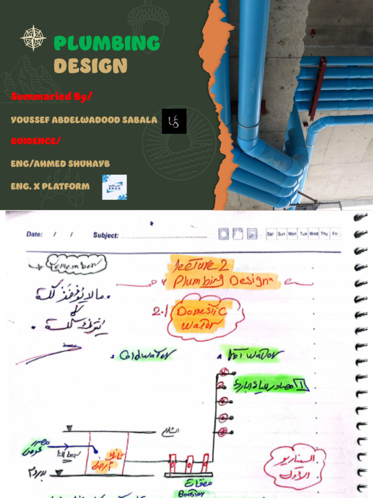 Plumbing Design Summary | PDF