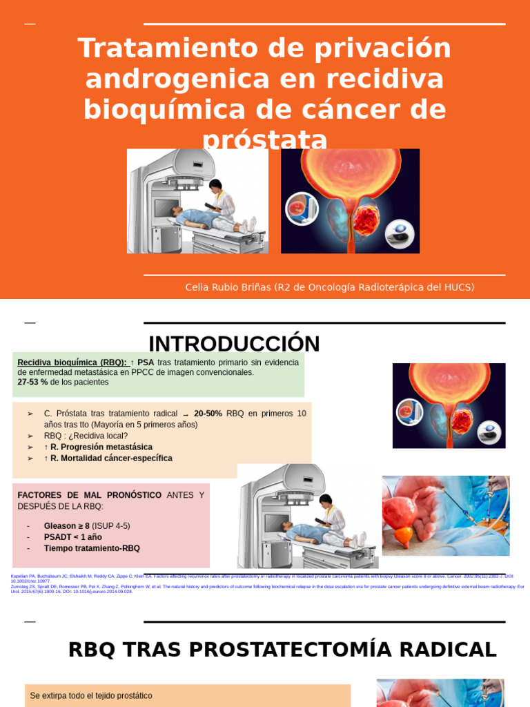 2025. Tratamiento de Privación Androgenica en Recidiva Bioquímica de Cáncer de Próstata | PDF ...