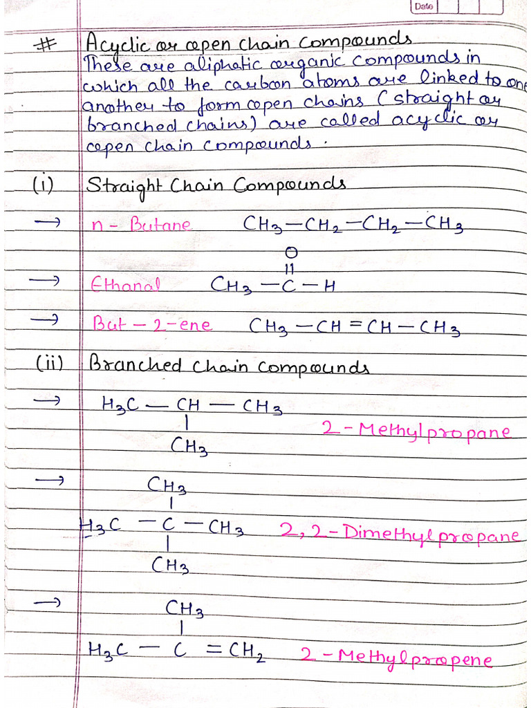 Organic Chemistry Notes-1 | PDF