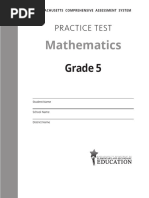 Grade 4 LEAP Practice Test Guide | PDF | Multiple Choice | Numbers