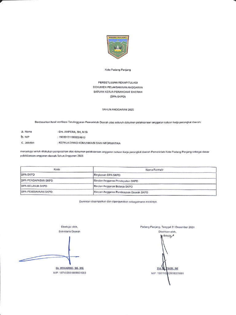 67e0d68c2c813 - DPA SKPD 2025 Kominfo | PDF