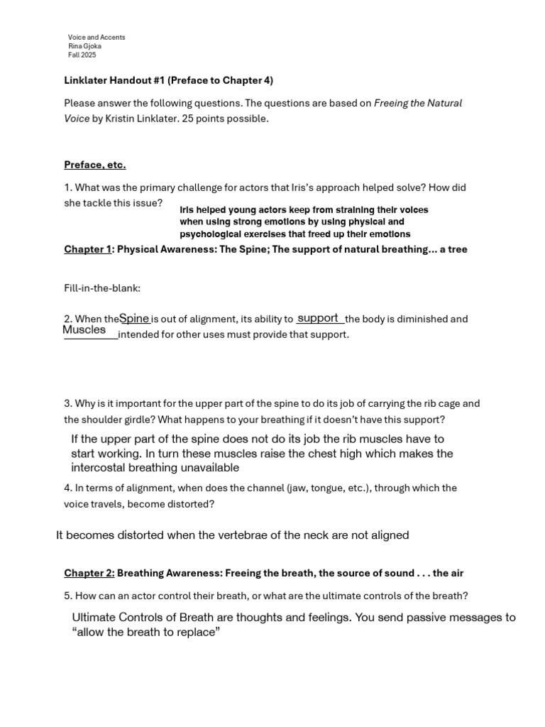 Handout | PDF | Breathing | Musculoskeletal System