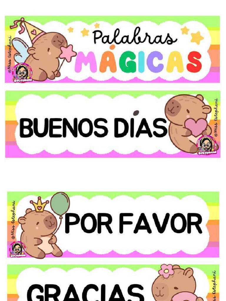 Palabras Mágicas | PDF