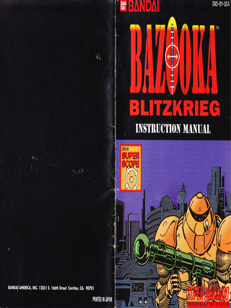 Bazooka Blitzkrieg ( USA ) | PDF