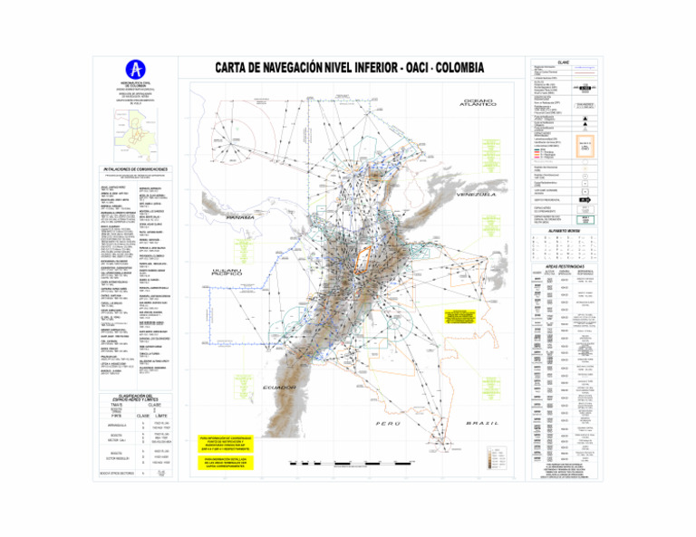 Enroute Chart Icao Lower Airspace | PDF