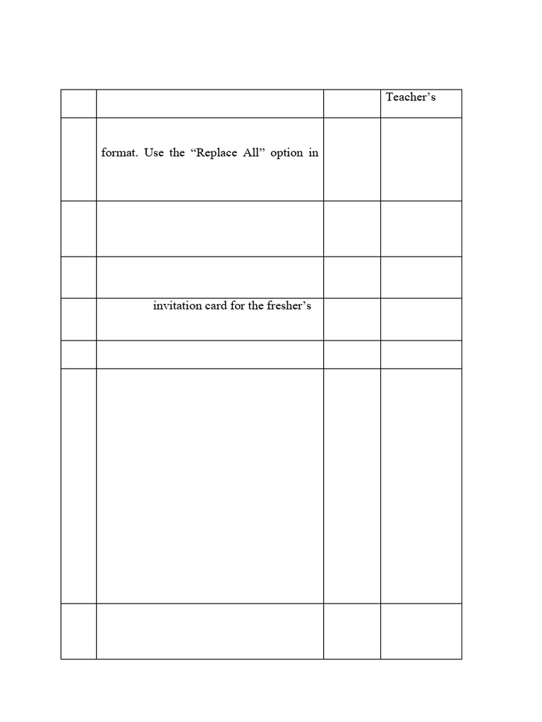 Itc Lab File Index | PDF | Microsoft Word | Microsoft Power Point