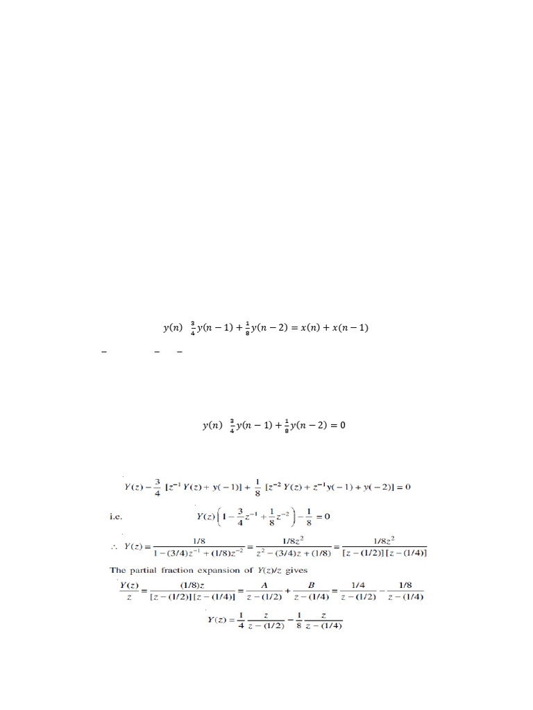 Digital System Representation | PDF | Recurrence Relation | Equations