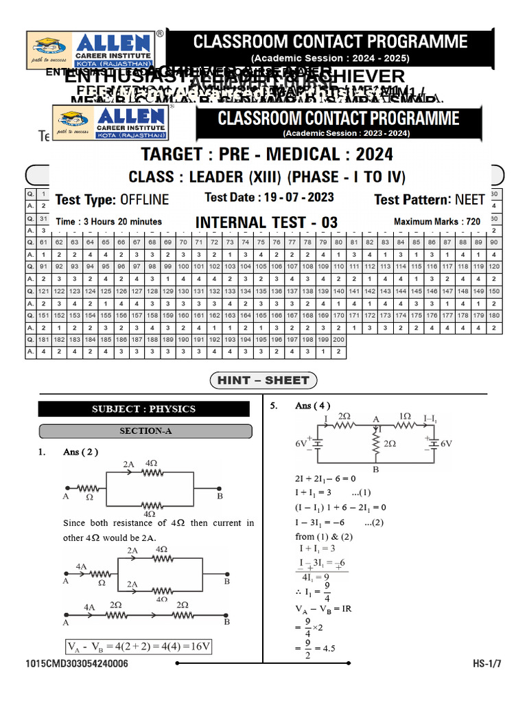 test 02 solution | PDF | Mole (Unit) | Analytical Chemistry