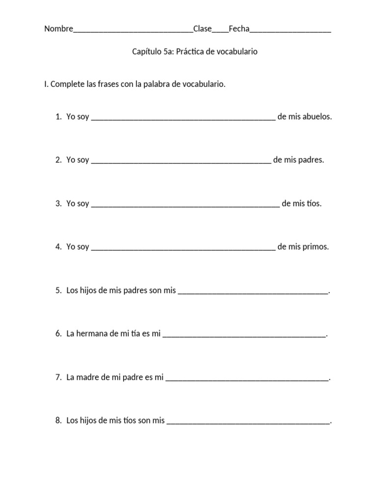 Hazlo Ahora Con Vocabulario | PDF