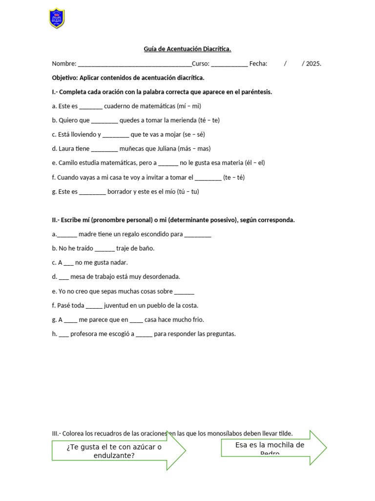 Acentuación Diacrítica: Guía Práctica | PDF | Lingüística
