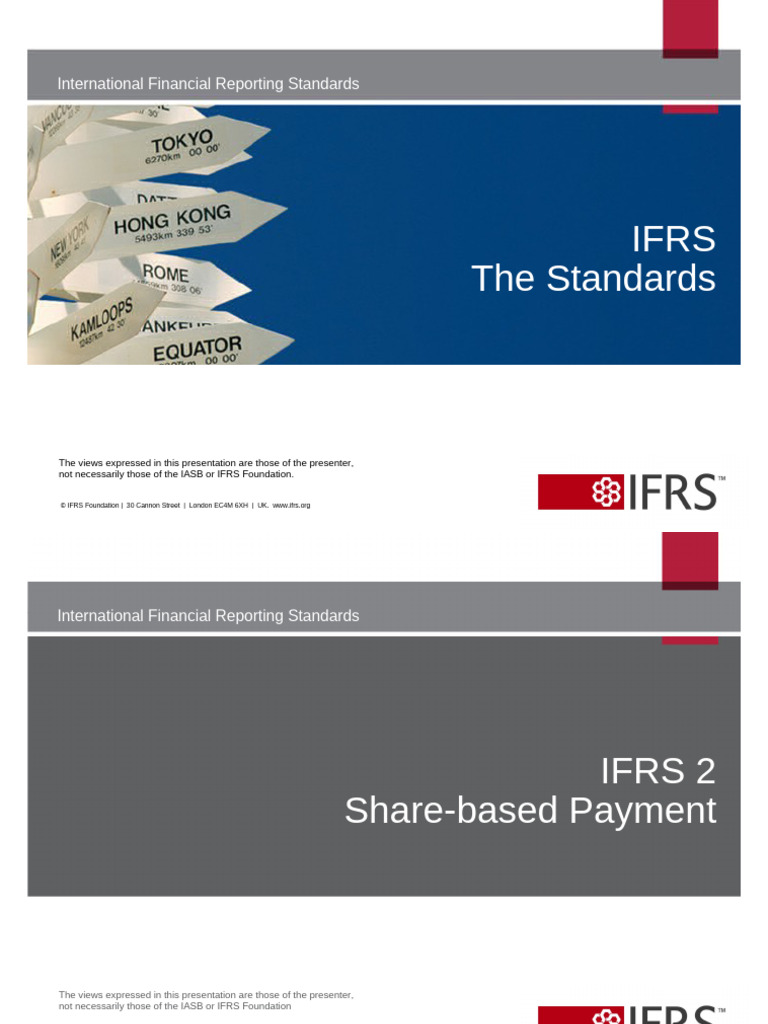 Overview of IFRS Standards Explained | PDF | International Financial ...