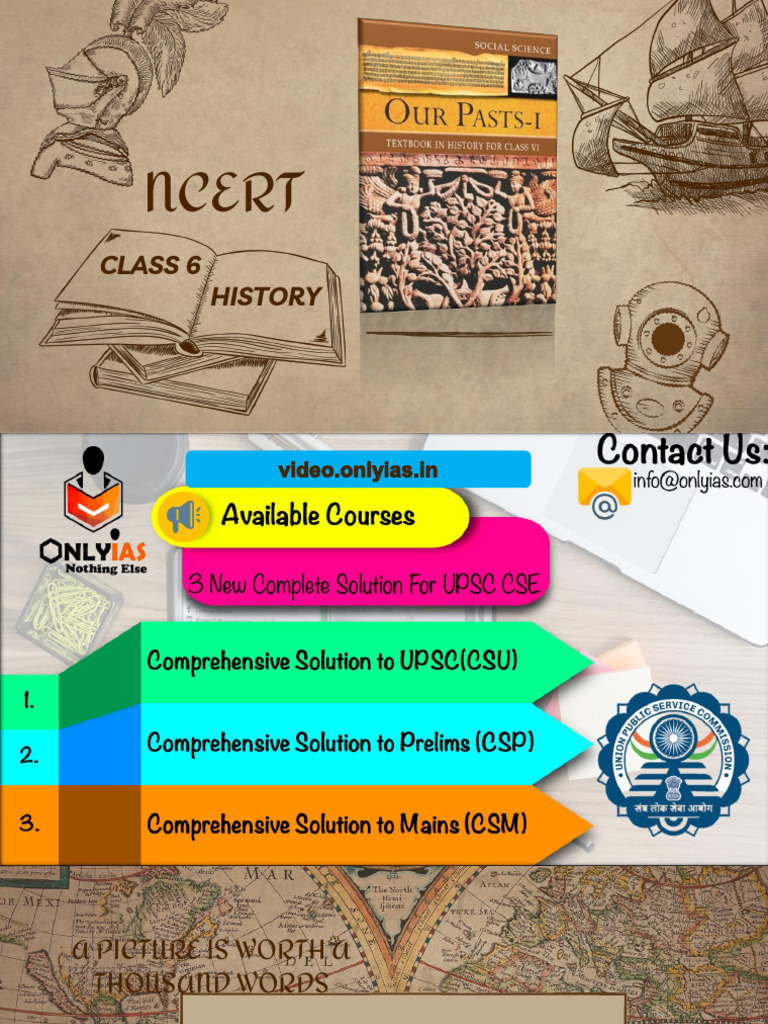 21 NCERT Class 6 Our Past 1 Chapter 5 Kingdoms, Kings and An Early | PDF