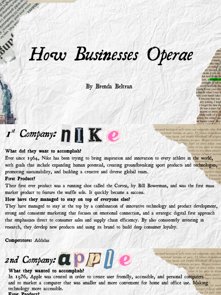 How Businesses Operate - Brenda Beltran | PDF | Computing