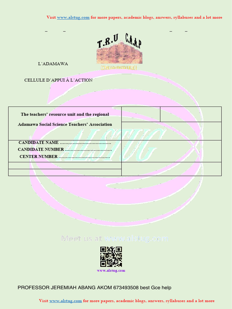 Advanced Level Biology Mock Exam | PDF | Plants | Biology