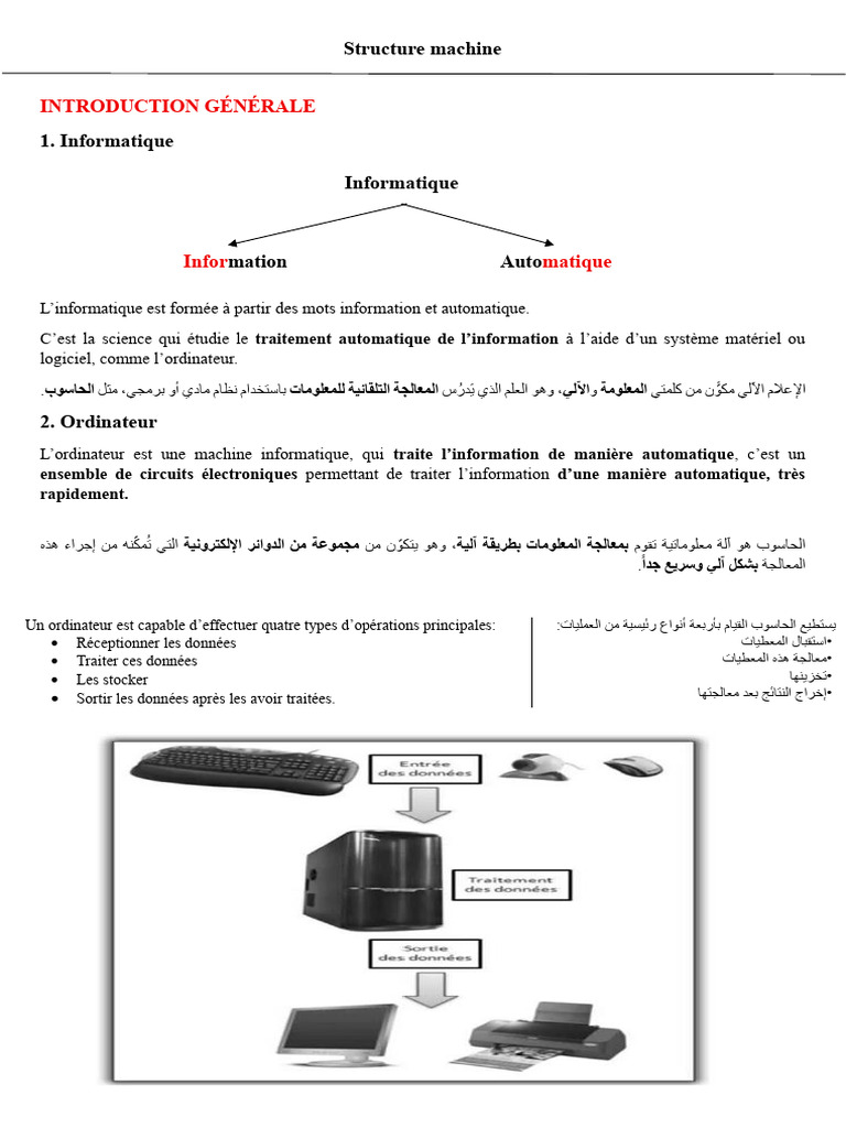 Structure Machine Cour 1 | PDF