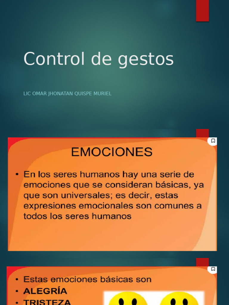 Control de Las Emociones | PDF