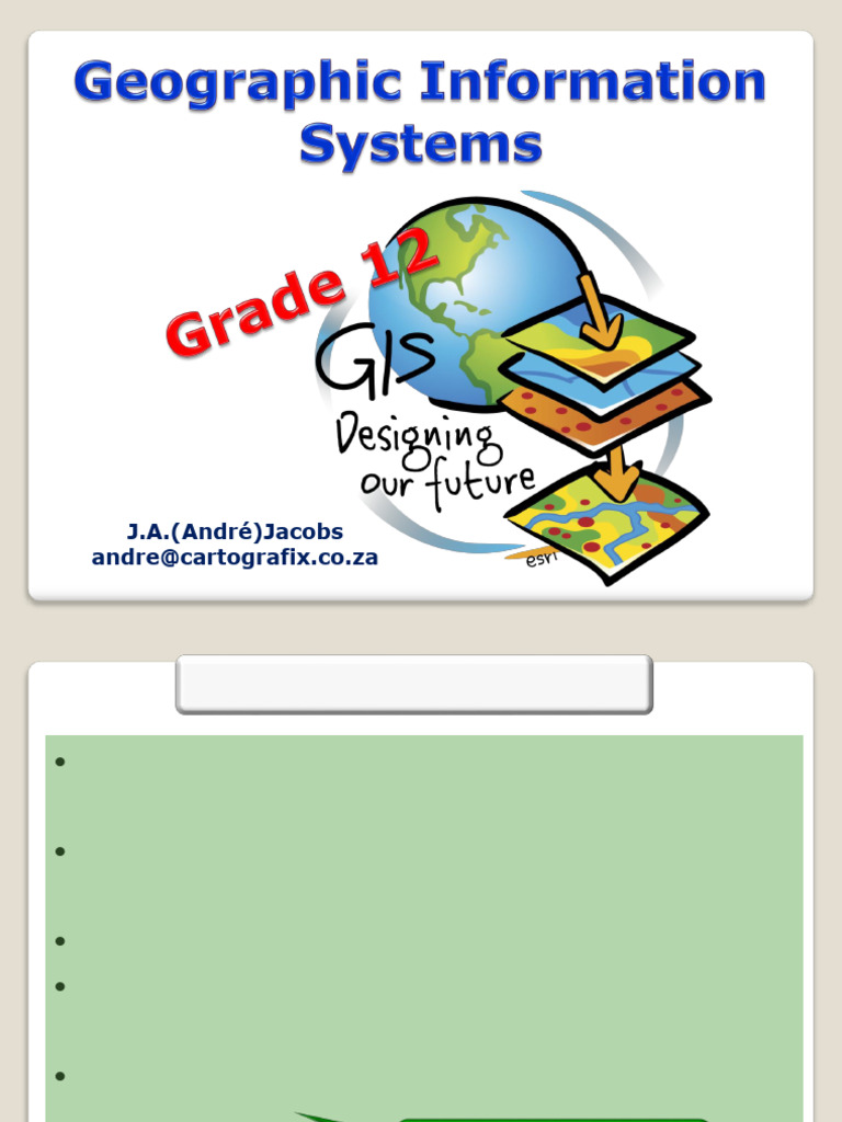 Grade12 GIS | PDF | Geographic Information System | Remote Sensing