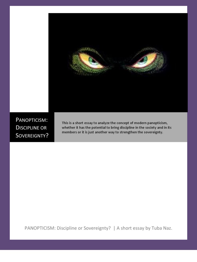Panopticism: Discipline or Sovereignty? | PDF | Crime Thriller | Science