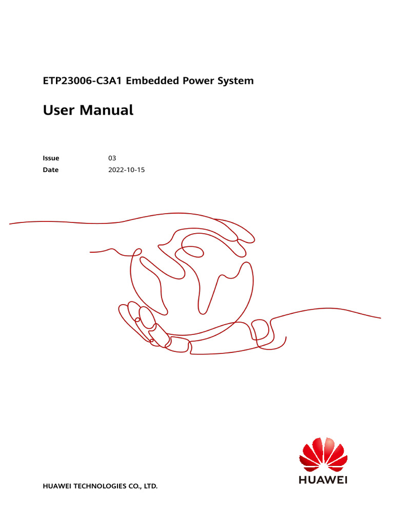 Huawei ETP23006-C3A1 Power System Manual | PDF | Power Supply ...
