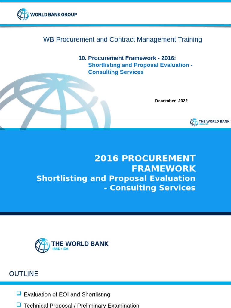 10 Shortlisting and Proposal Evaluation Consulting Services | PDF | Evaluation | Methodology