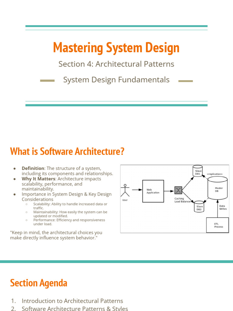 Slides+ +section+4+ +Mastering+System+Design | PDF | Databases | Scalability