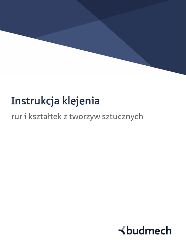 Instrukcja Klejenia Pvc u | PDF