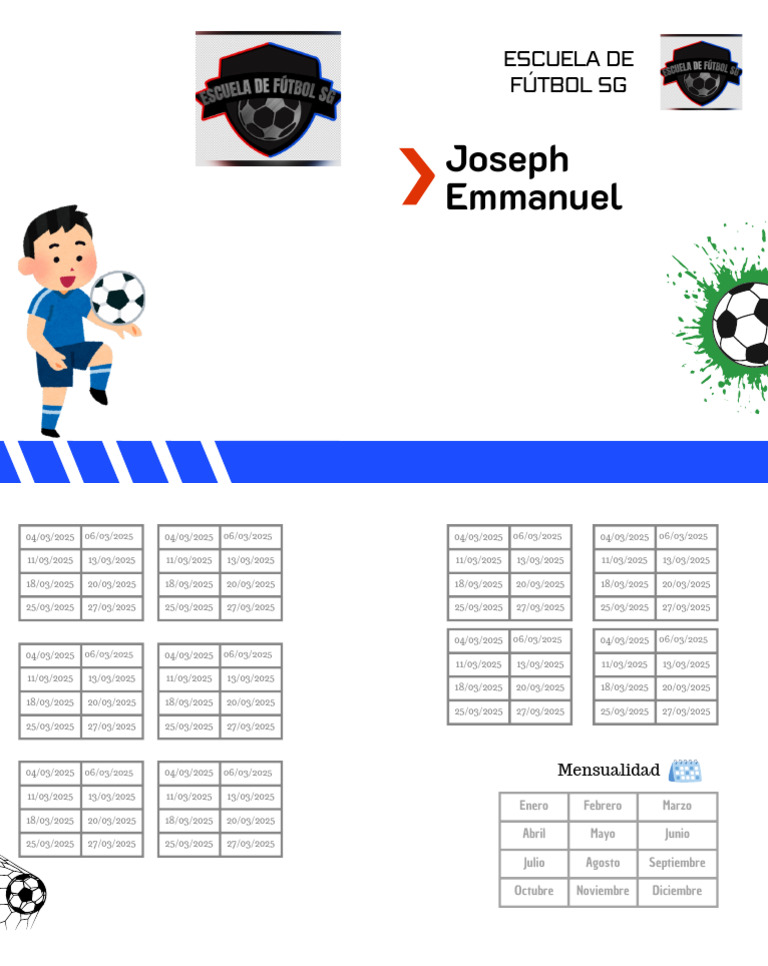 Carnet de Identificación para Gimnasio Deportivo Verde y Negro | PDF