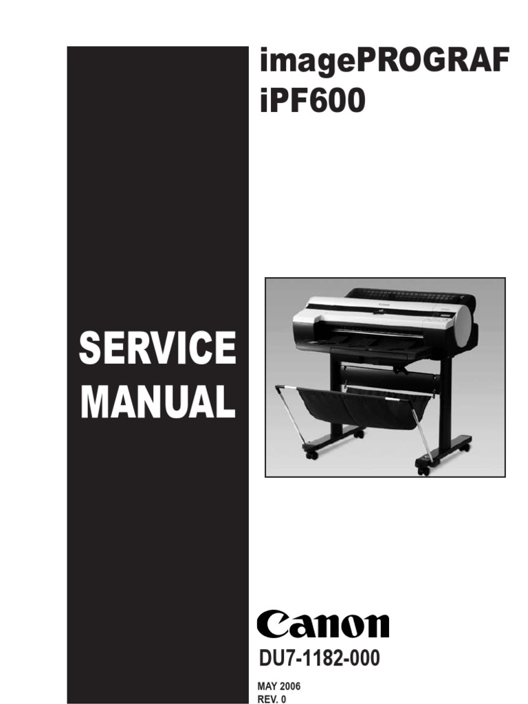 Service Manual: Imageprograf Ipf600 | PDF | Printer (Computing) | Usb
