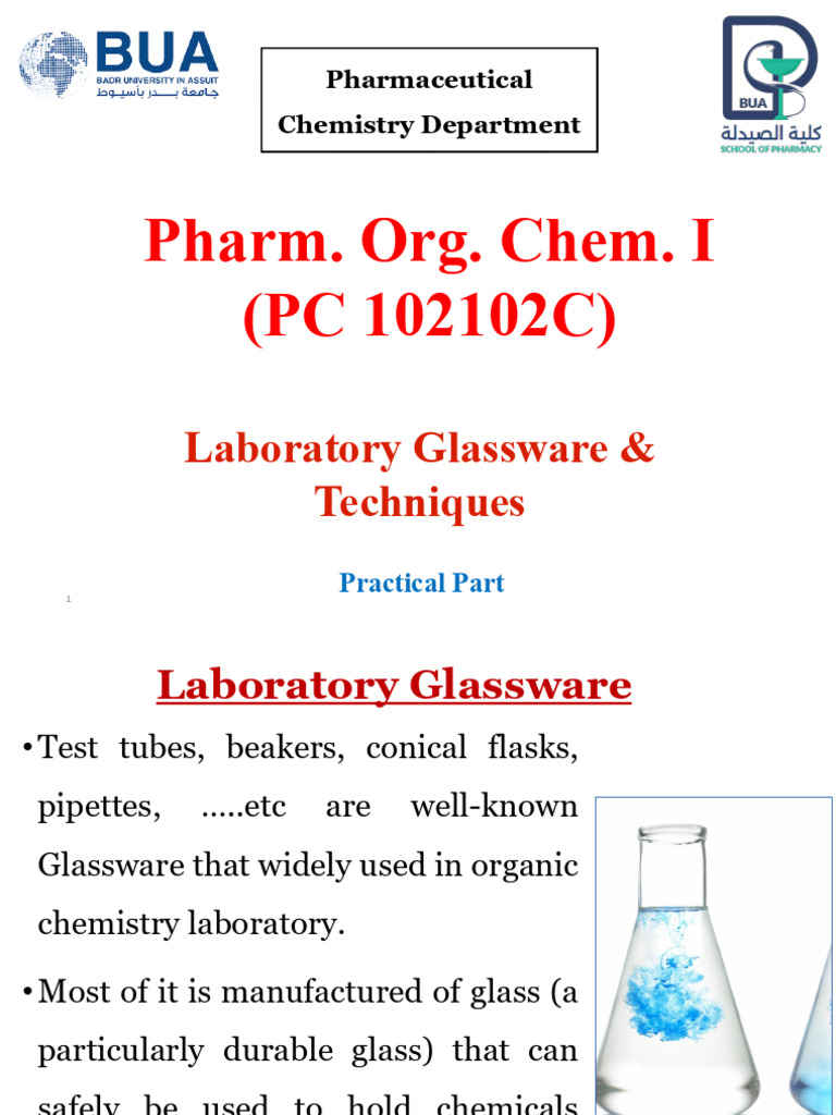 6th Section Lab Glassware & Techniques | PDF | Titration | Chemistry