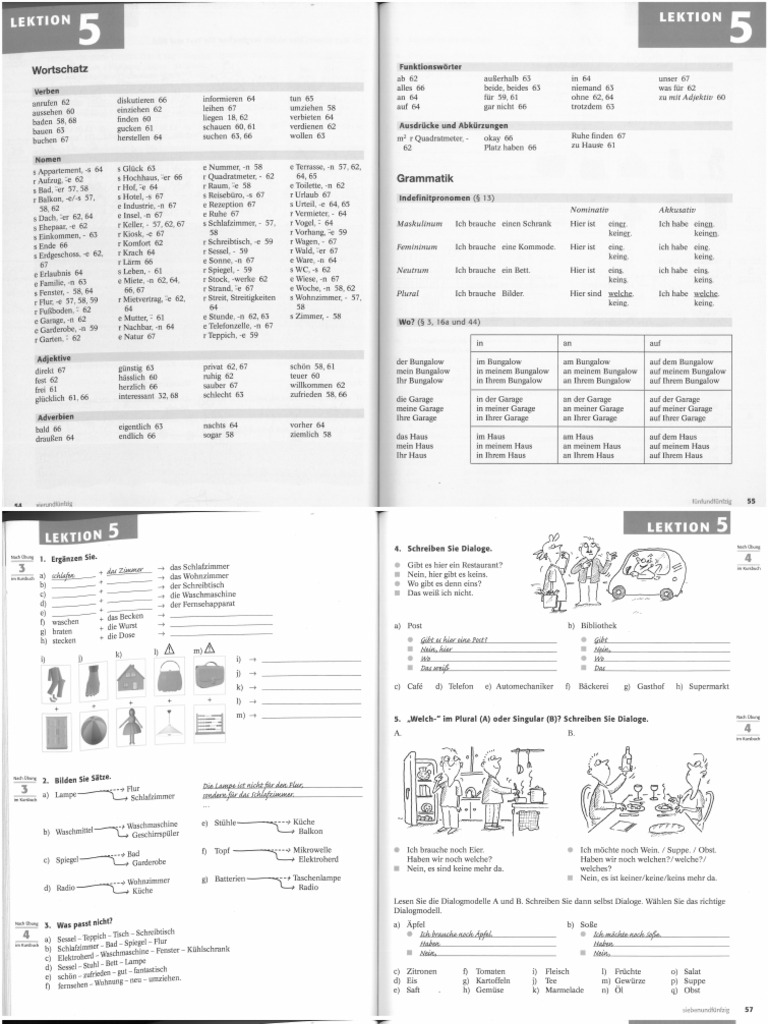 Themen Aktuell 1 - Arbeitsbuch Lektion 5 | PDF