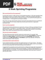 1500m Training Schedule: First 5 Weeks | PDF | Athletics | Racing