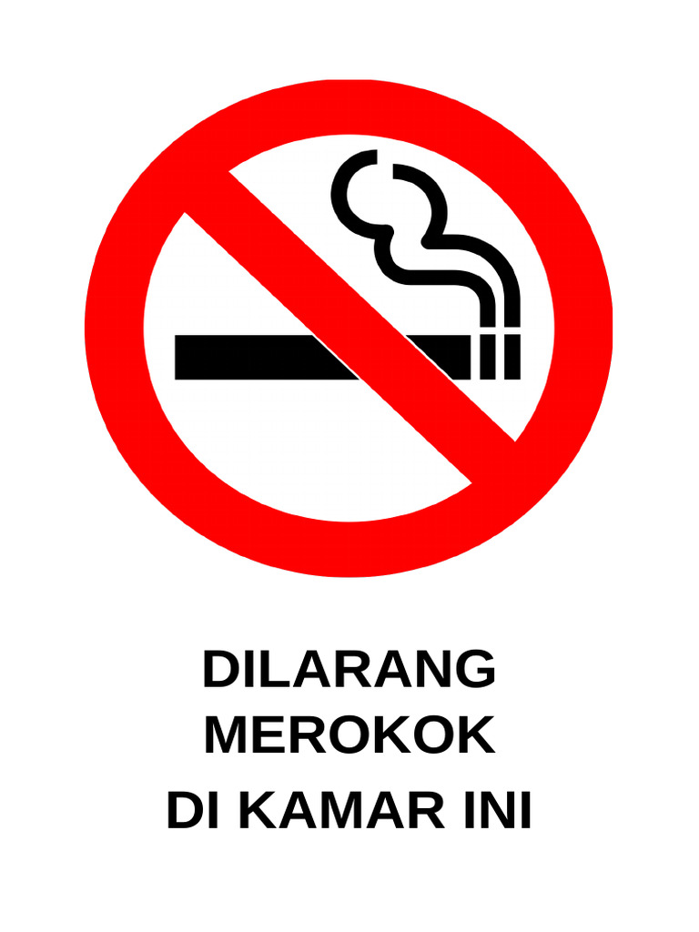 Dilarang Merokok | PDF