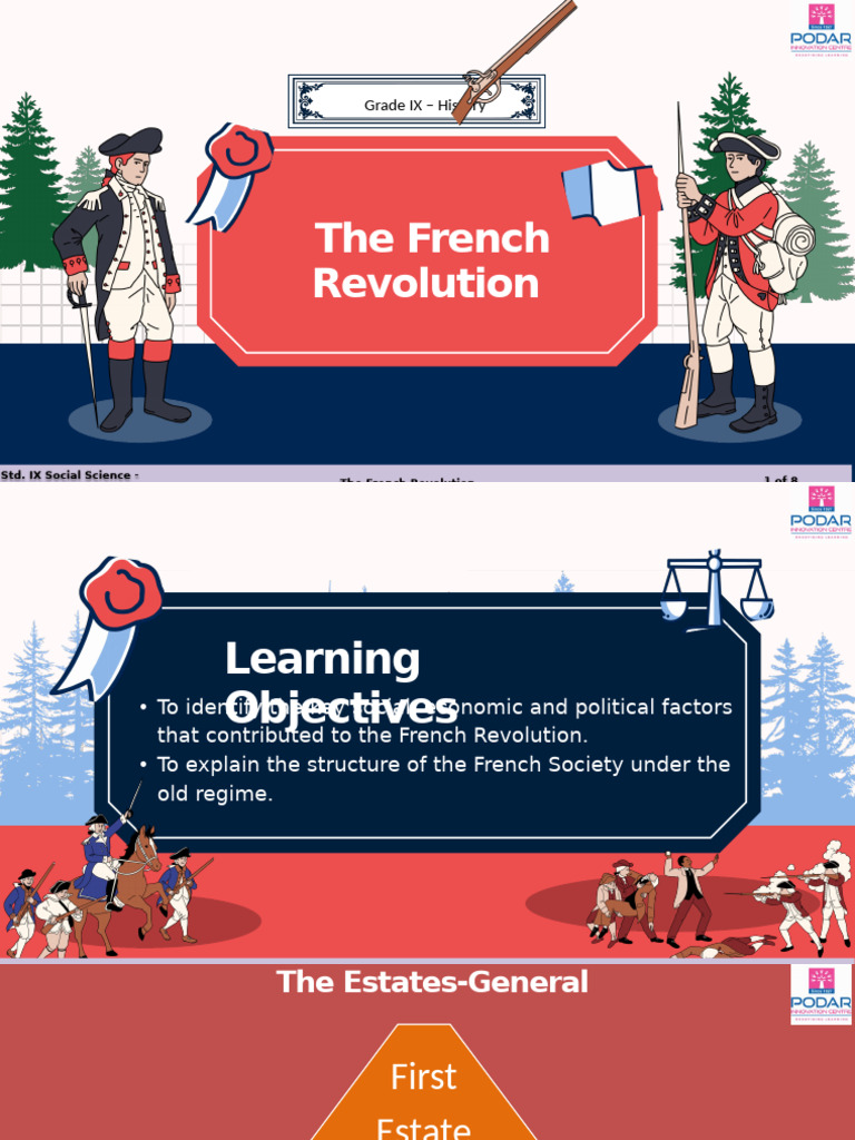 PPT1 - CB - IX - SSC - The French Revolution | PDF | Taxes | French ...