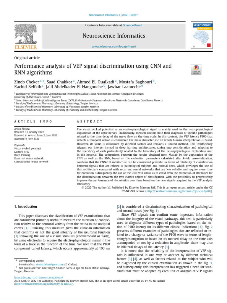 VEP Signal Classification with CNN and RNN | PDF | Deep Learning ...