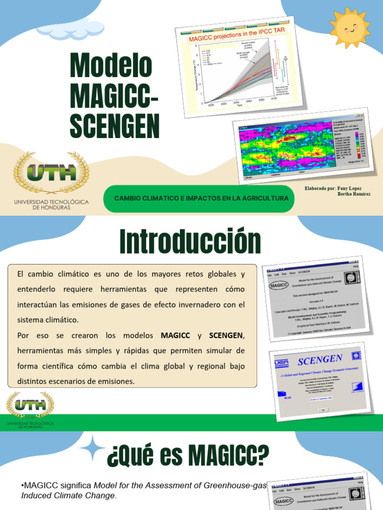 Modelos MAGICC y SCENGEN en Clima | PDF | Gases de efecto invernadero ...