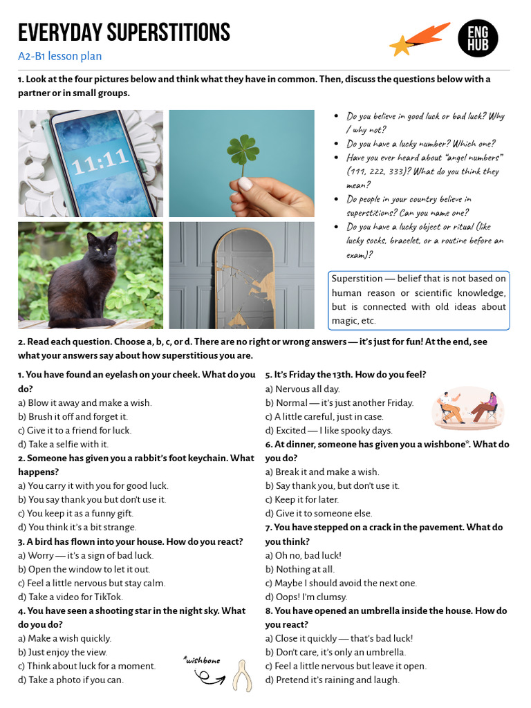 Exploring Everyday Superstitions | PDF | Superstitions | Luck