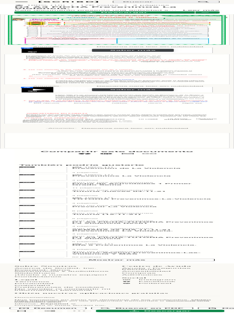 D4 A3 FICHA Prevenimos La Violencia. PDF Relaciones Personales, Crianza y Desarrollo Personal ...